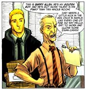 Darryl Frye New Earth Barry's captain