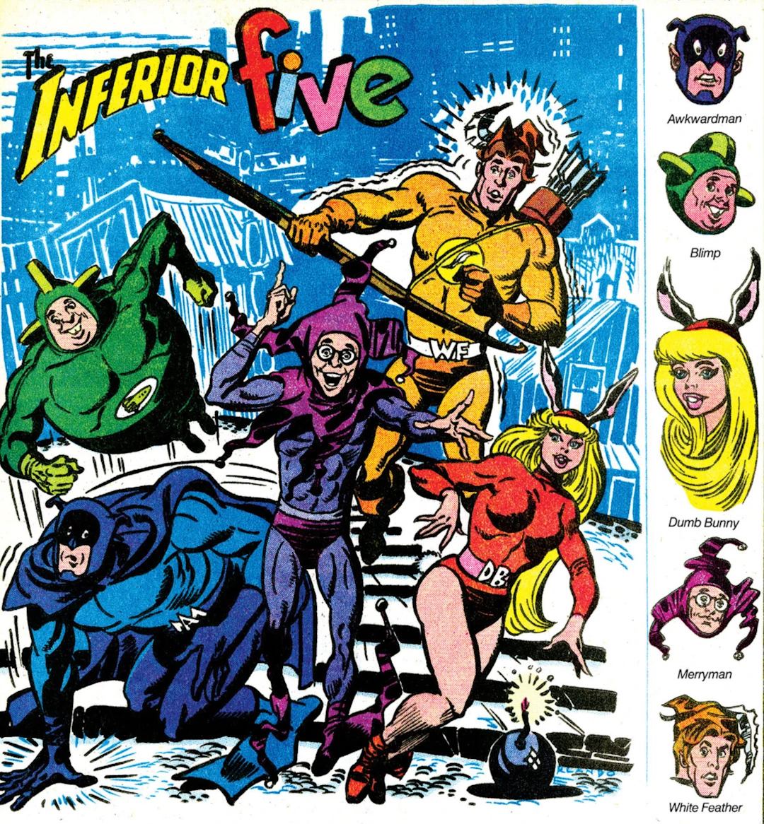 Inferior Five (New Earth) | DC Database | Fandom