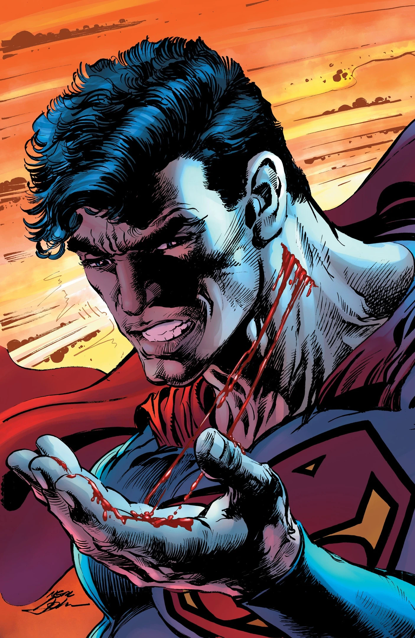 Superman Angry Face