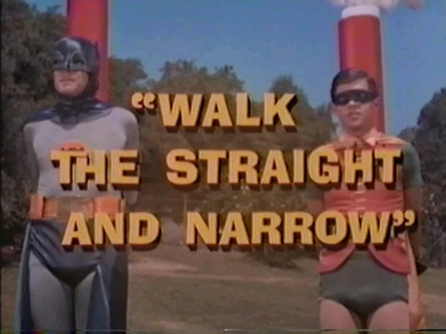 Batman (1966 TV Series) Episode: Walk the Straight and Narrow | DC ...