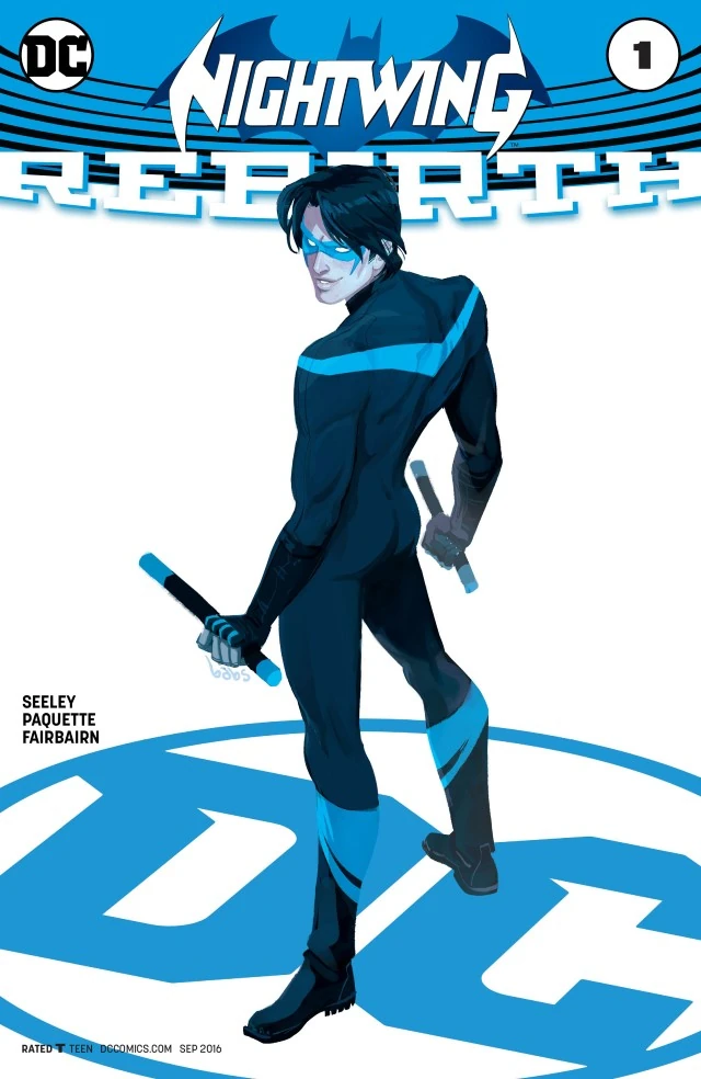 [Artwork] Bruno Redondo’s New Nightwing Design. Finger Stripes are BACK ...