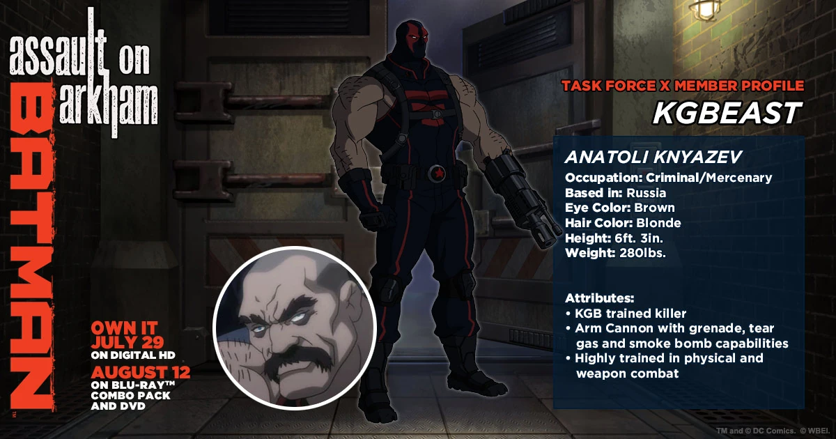 Batman Arkham Origini Kgbeast DC Universe References Batman Arkham