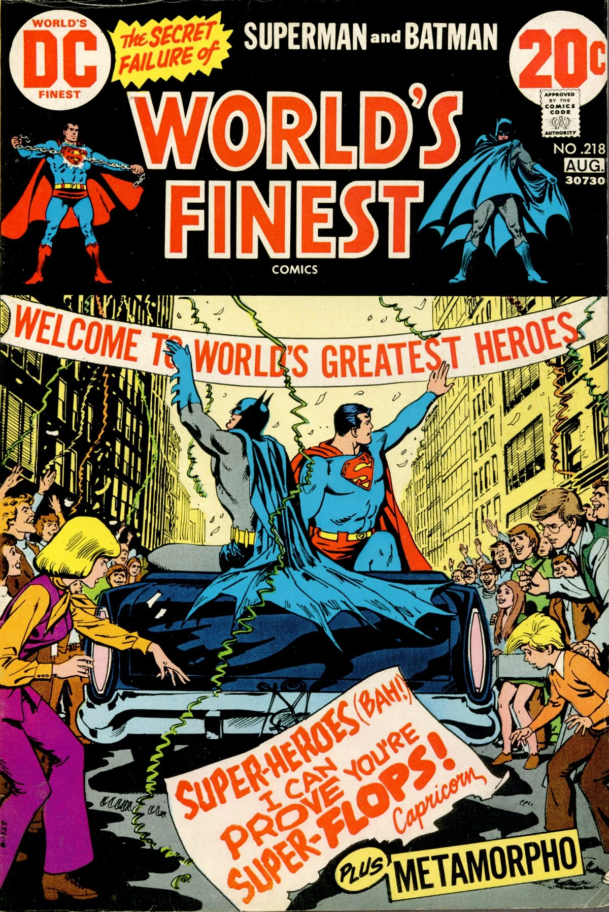 World's Finest (1941) #218 | DC Database | Fandom