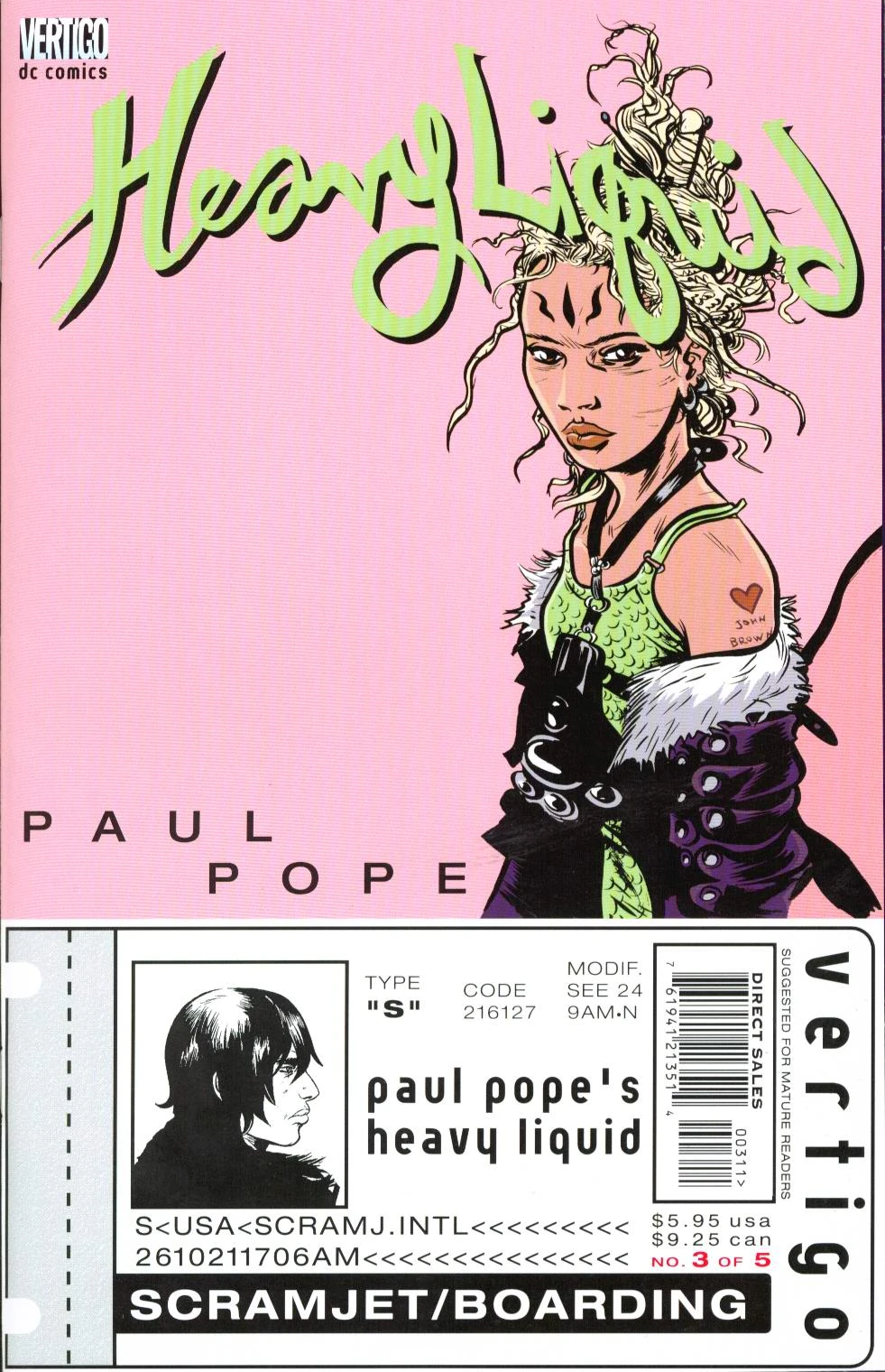 Heavy Liquid (1999) #3 | DC Database | Fandom