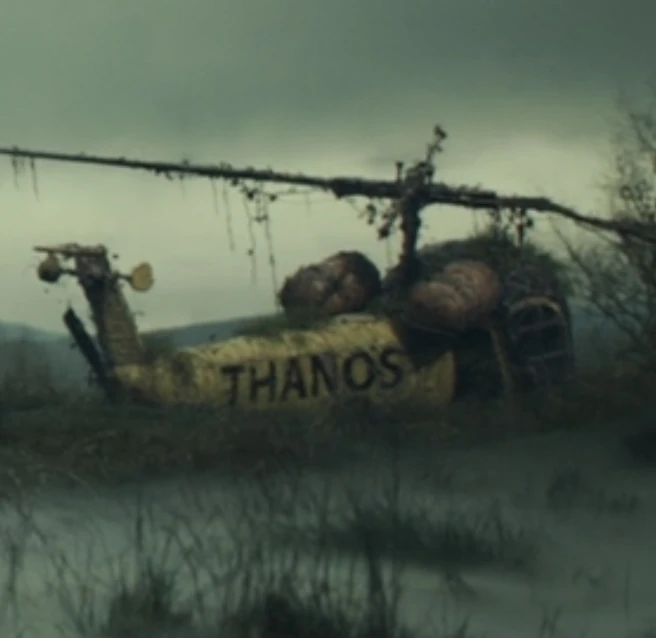 Thanos | Thanos-Branded Helicopter | Marvel Cinematic Universe Wiki ...