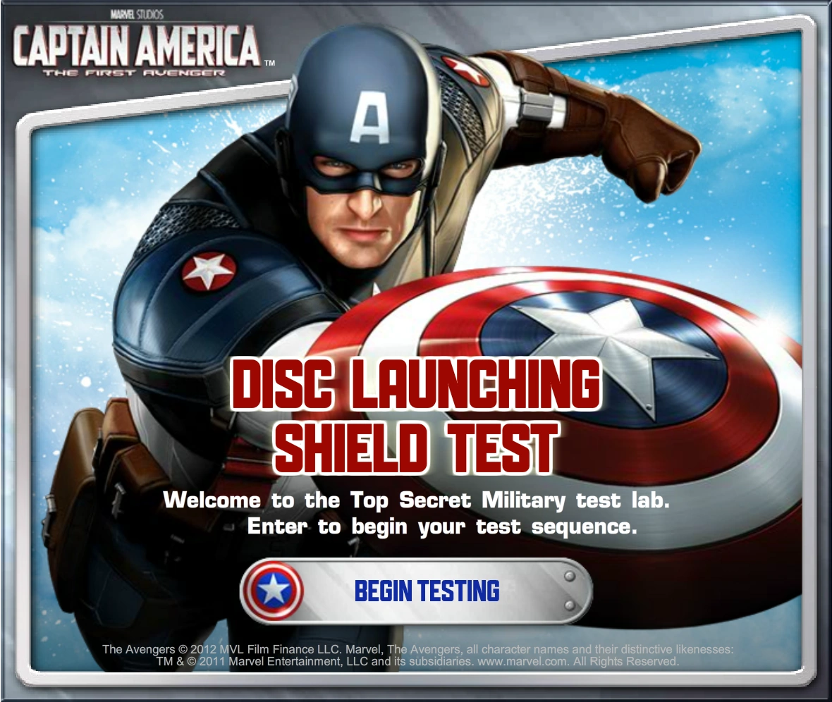 Captain America: The First Avenger - Disc Launching Shield Test ...