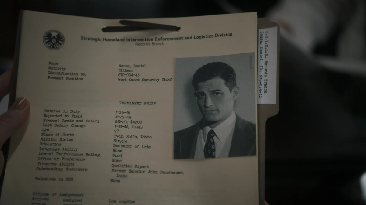 Daniel Sousa | Gallery | Marvel Cinematic Universe Wiki | Fandom