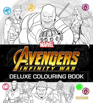 marvel civil war coloring book