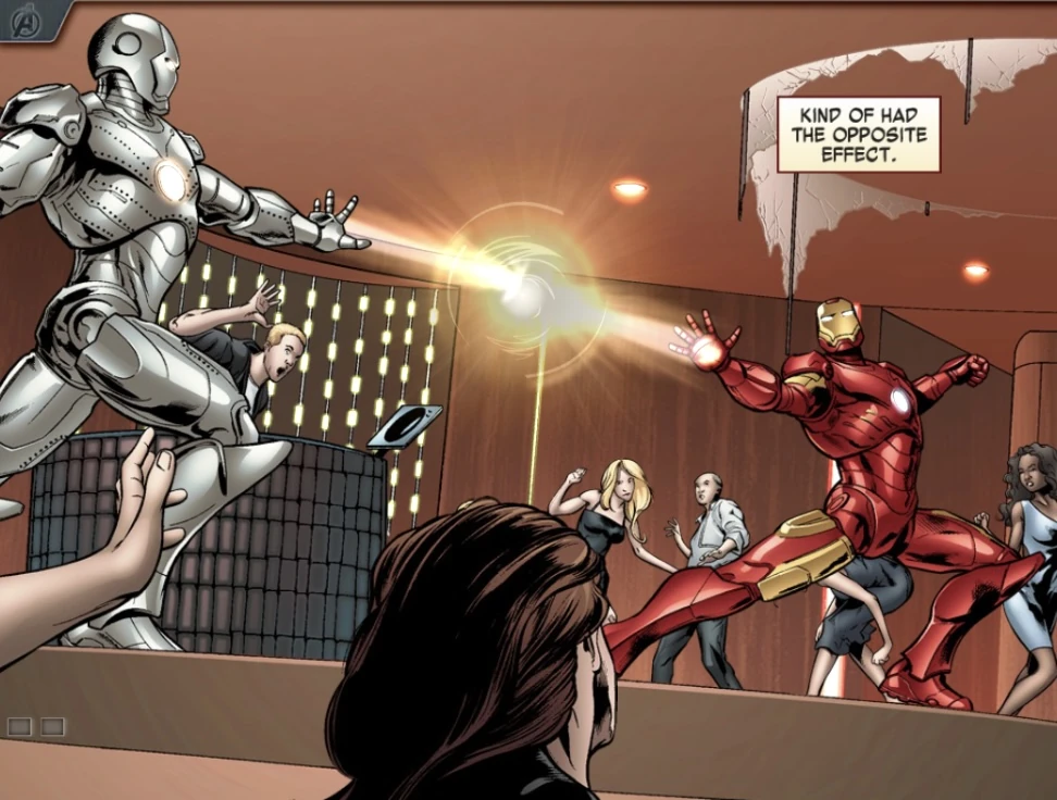 Duel at Tony Stark's Mansion | Iron Man Armor Testing Log | Marvel ...