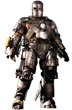 how to draw iron man mark 1