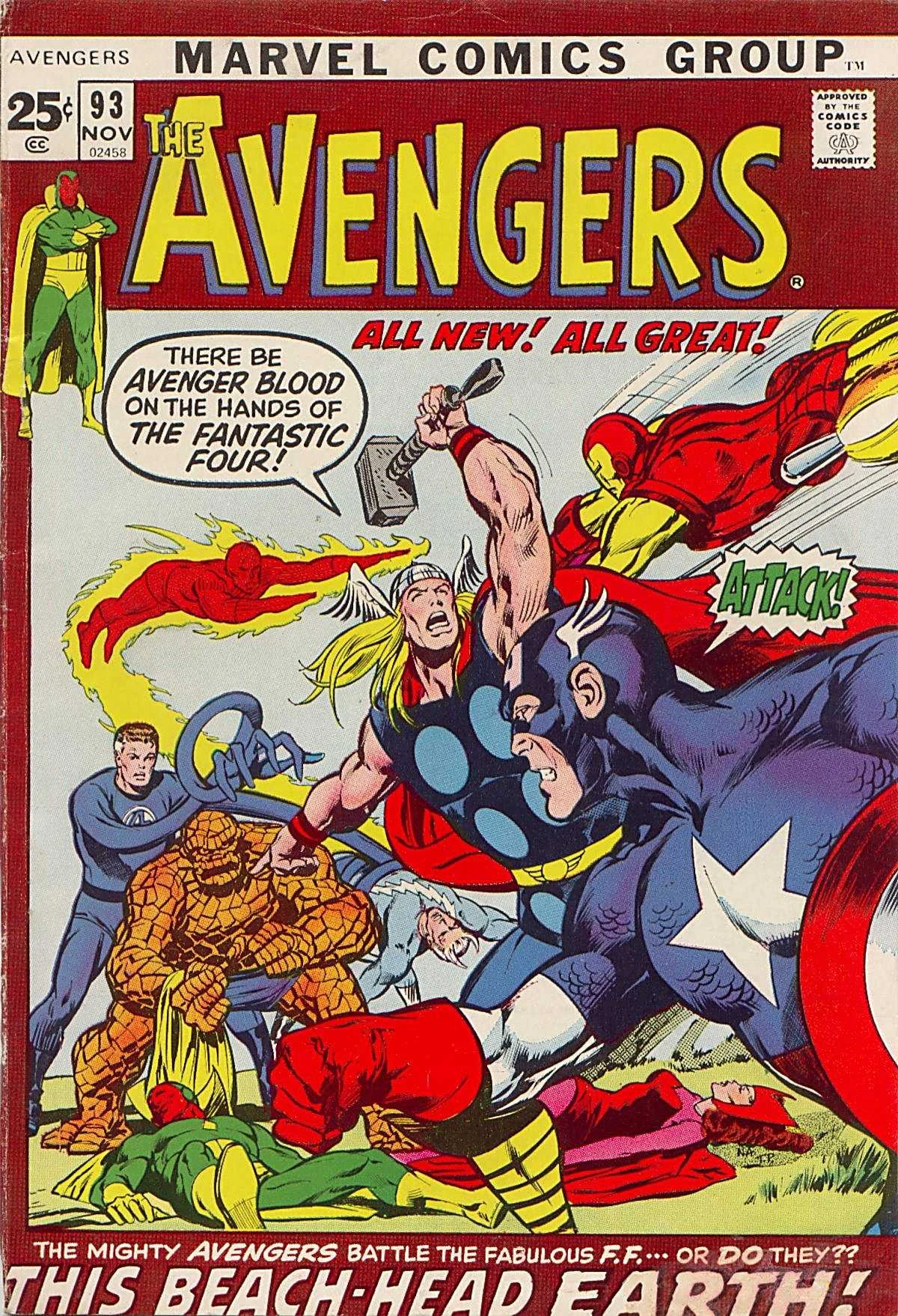 Avengers Vol 1 93 | Marvel Wiki | Fandom