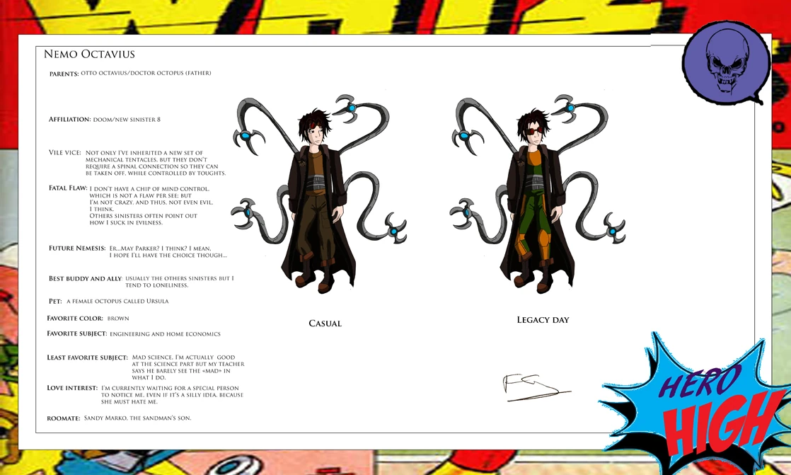 Nemo Octavius (Earth 1-616) | Marvel Fanon | Fandom