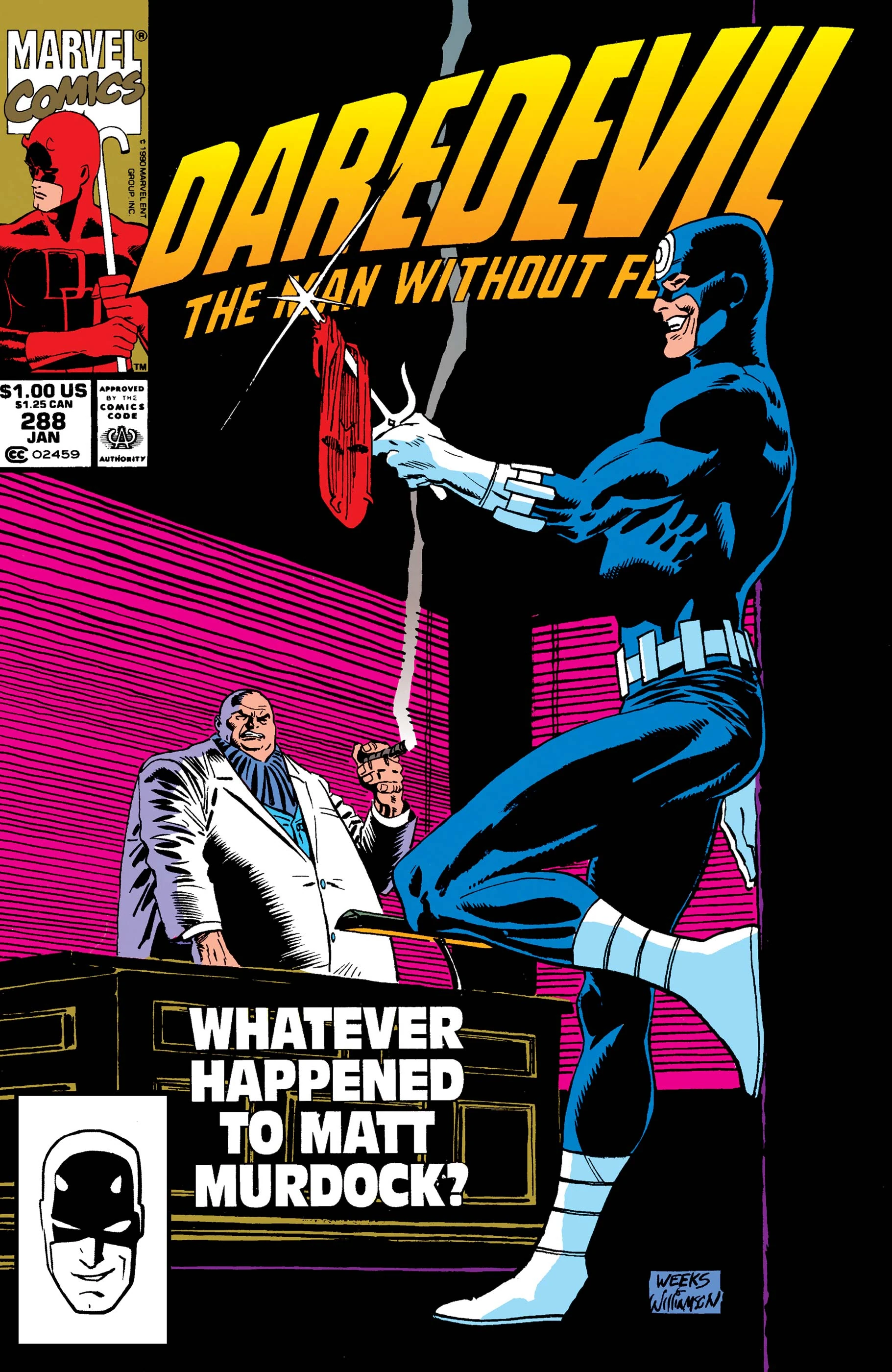 Daredevil Vol 1 288 | Marvel Database | Fandom