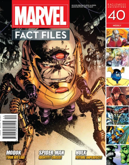 Marvel Fact Files Vol 1 40 | Marvel Database | Fandom