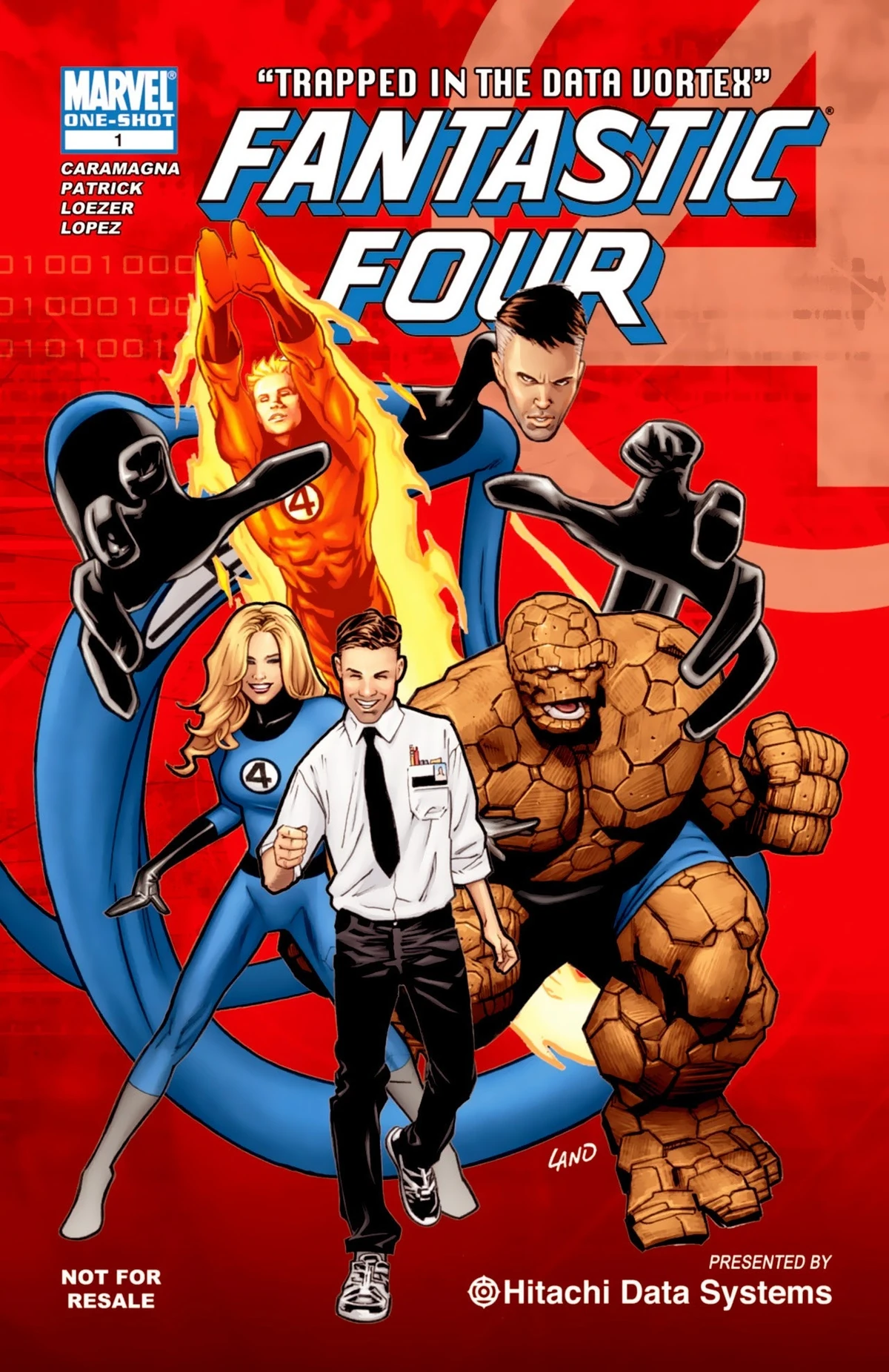 Fantastic Four Trapped in the Data Vortex Vol 1 1 | Marvel Database ...