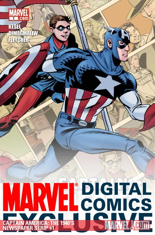 Captain America: The 1940's Newspaper Strip Vol 1 1 | Marvel Database ...