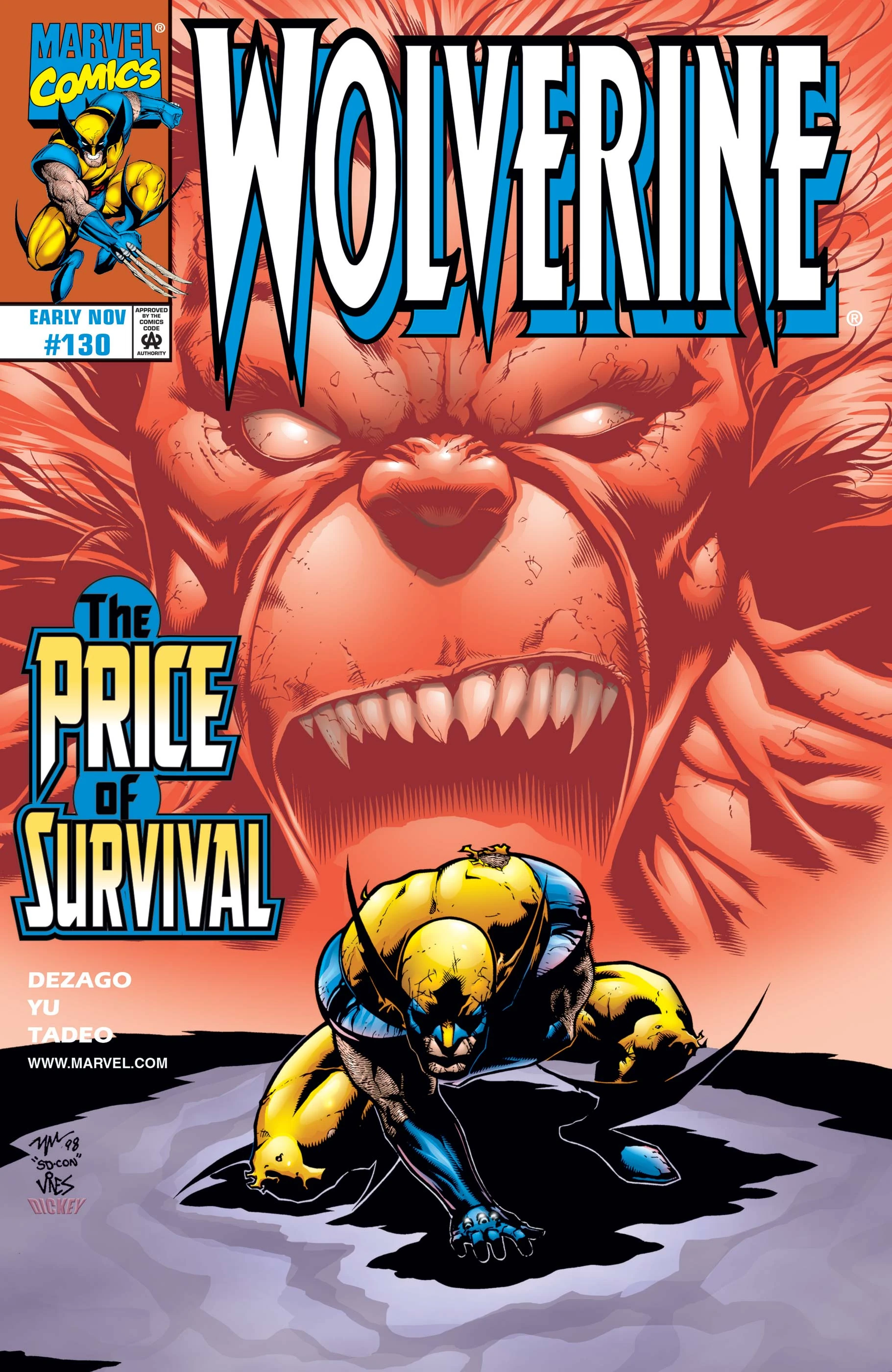 Wolverine Vol 2 130 | Marvel Database | Fandom