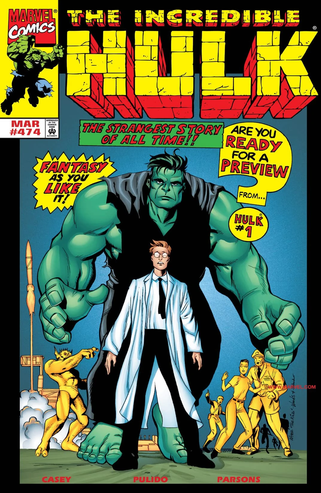 The Incredible Hulk Comic Transformation