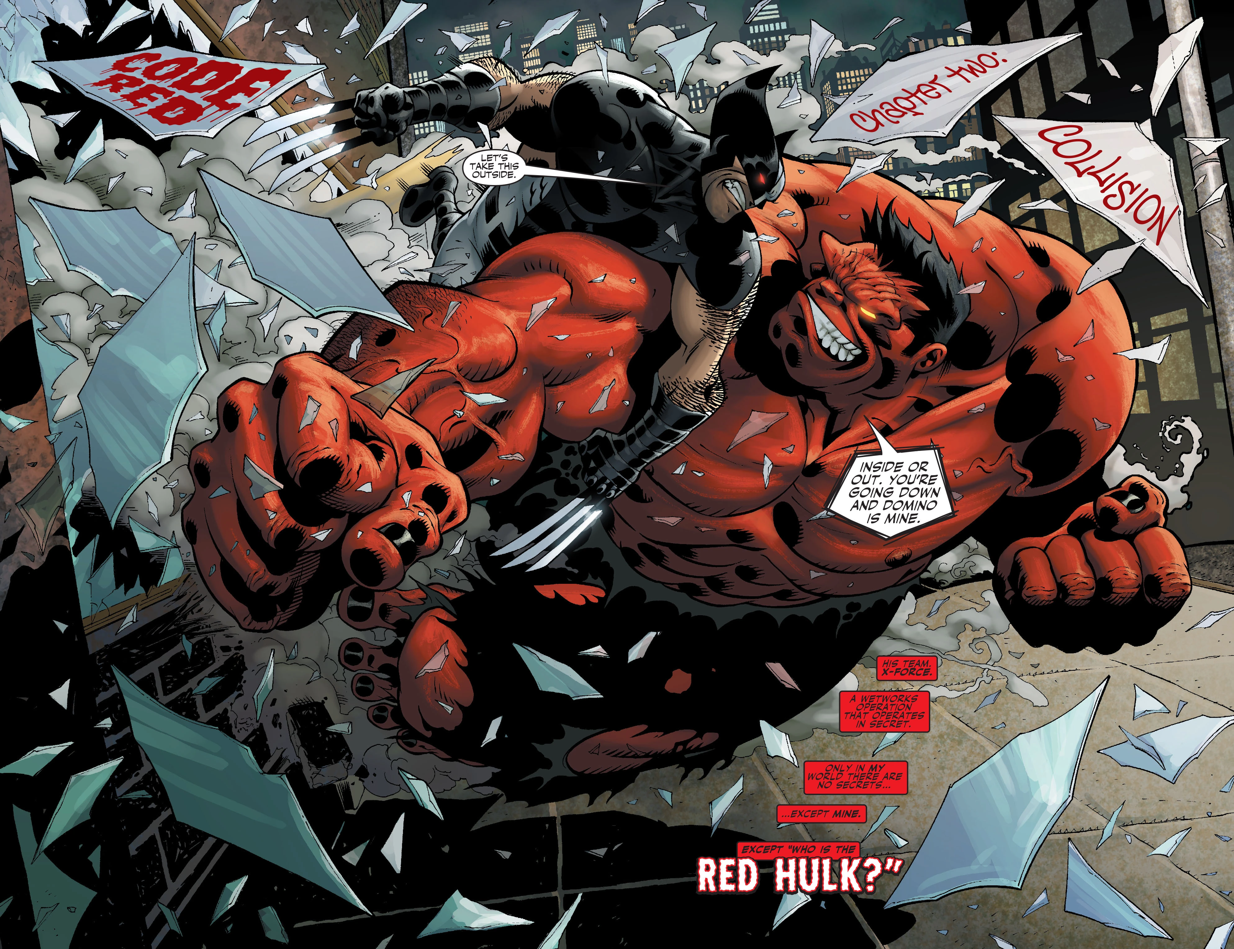 Red Hulk Vs Thing