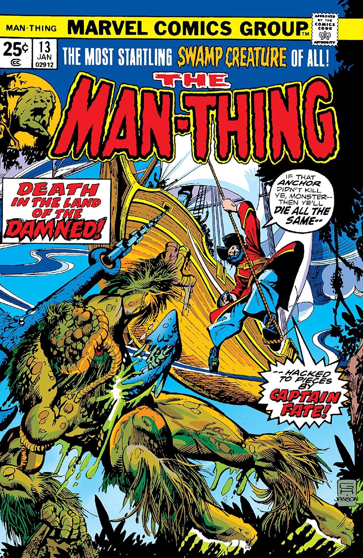 Man-Thing Vol 1 13 | Marvel Database | Fandom