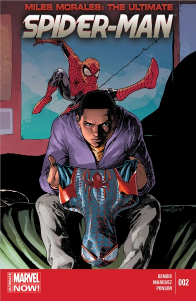 Ultimate Spiderman Miles Morales Peter Parker