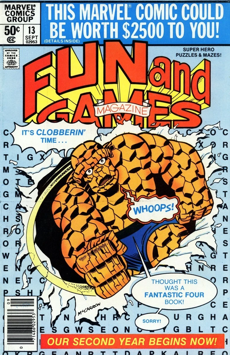 Fun and Games Magazine Vol 1 13 | Marvel Database | Fandom