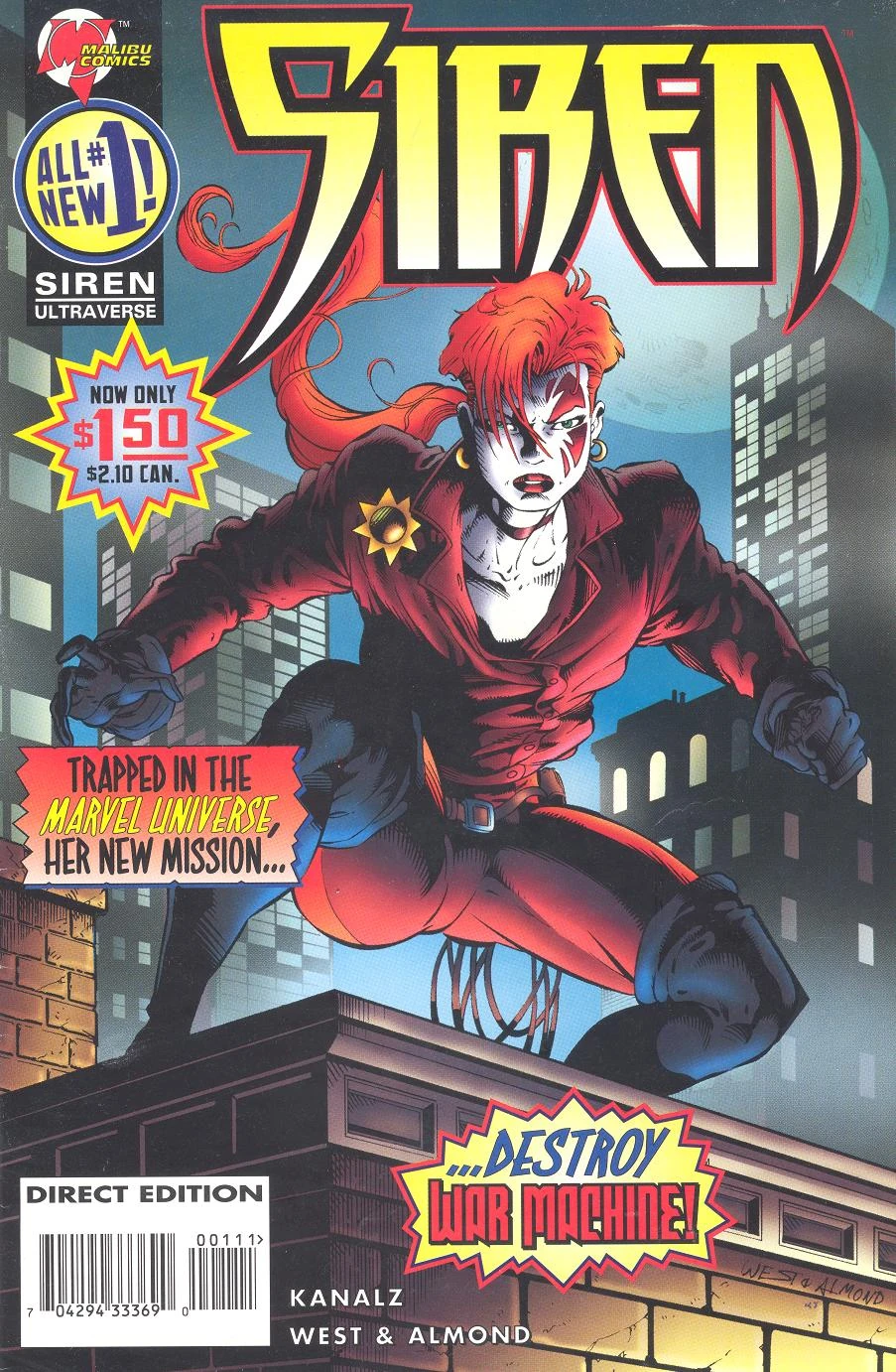 Siren Vol 1 1 | Marvel Database | Fandom