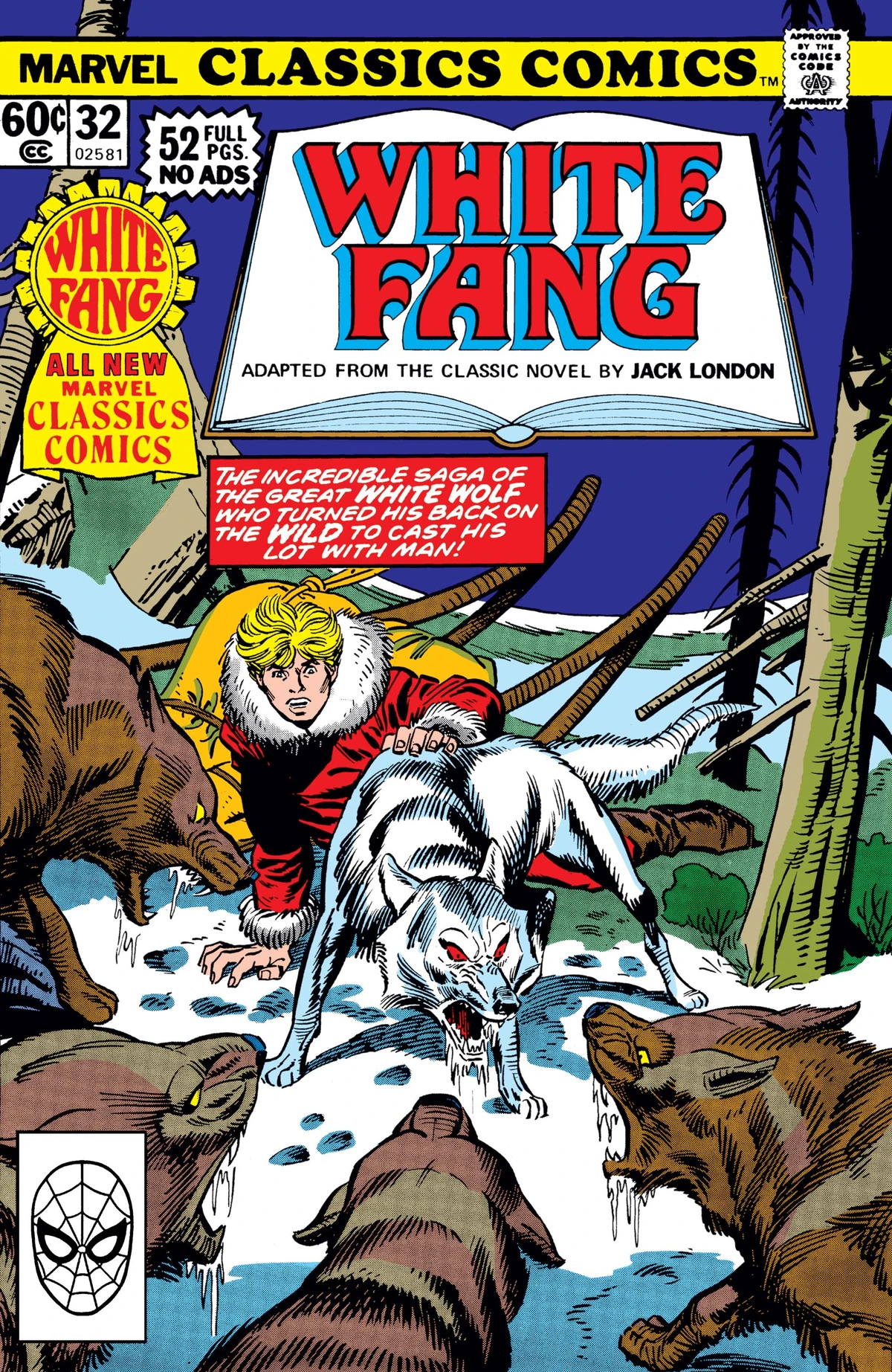 Marvel Classics Comics Series Featuring White Fang Vol 1 1 | Marvel ...