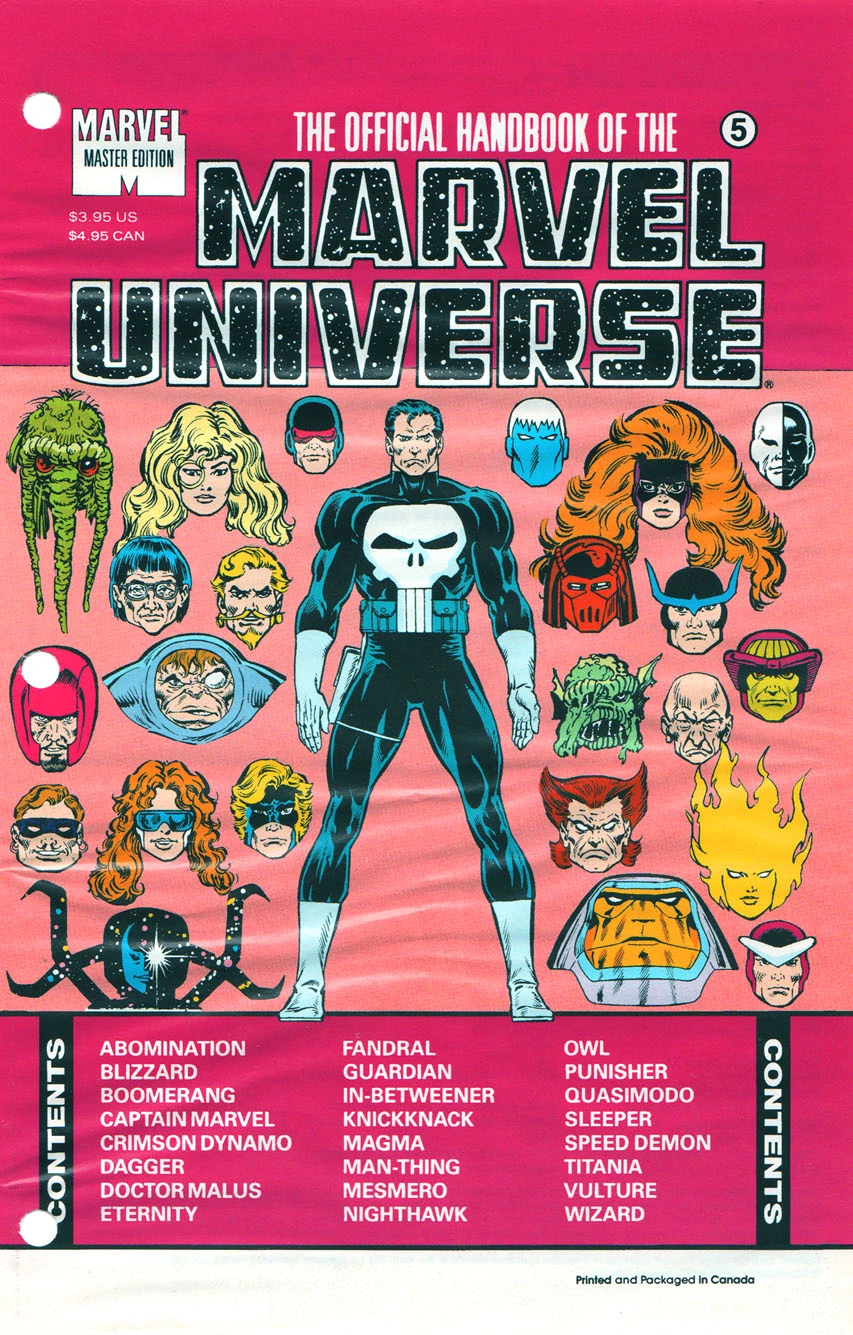 Official Handbook of the Marvel Universe Master Edition Vol 1 5 ...