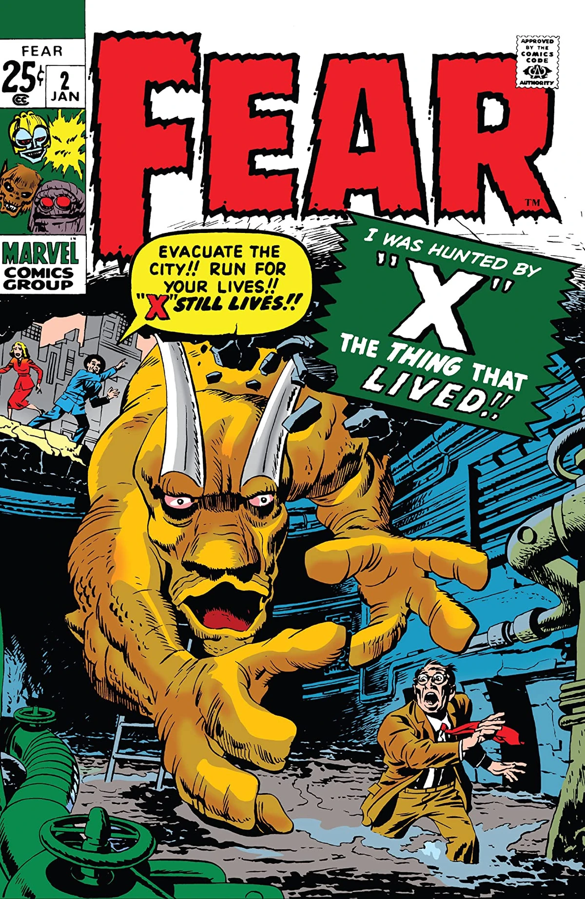 Fear Vol 1 2 | Marvel Database | Fandom