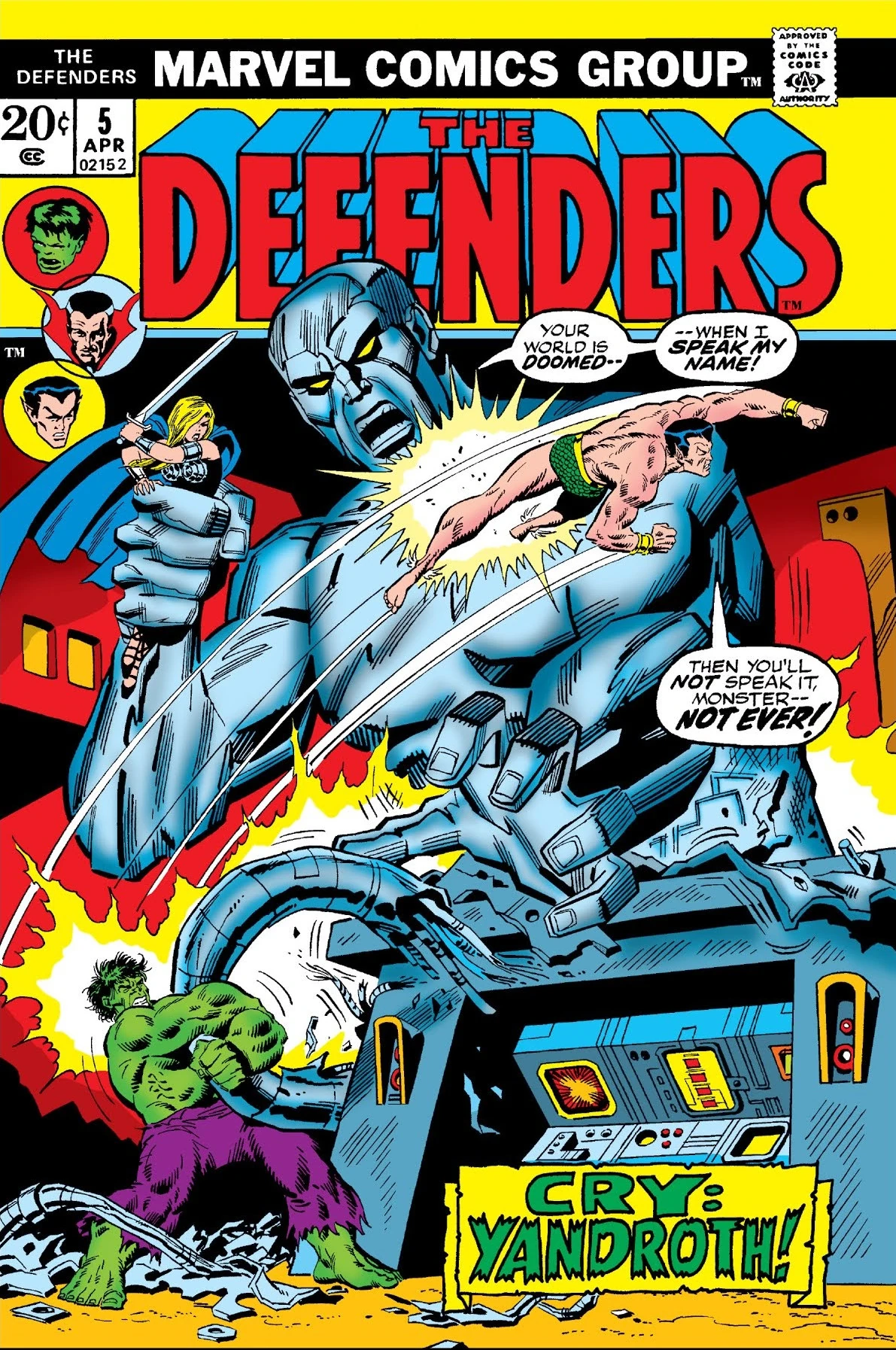 Defenders Vol 1 5 | Marvel Database | Fandom