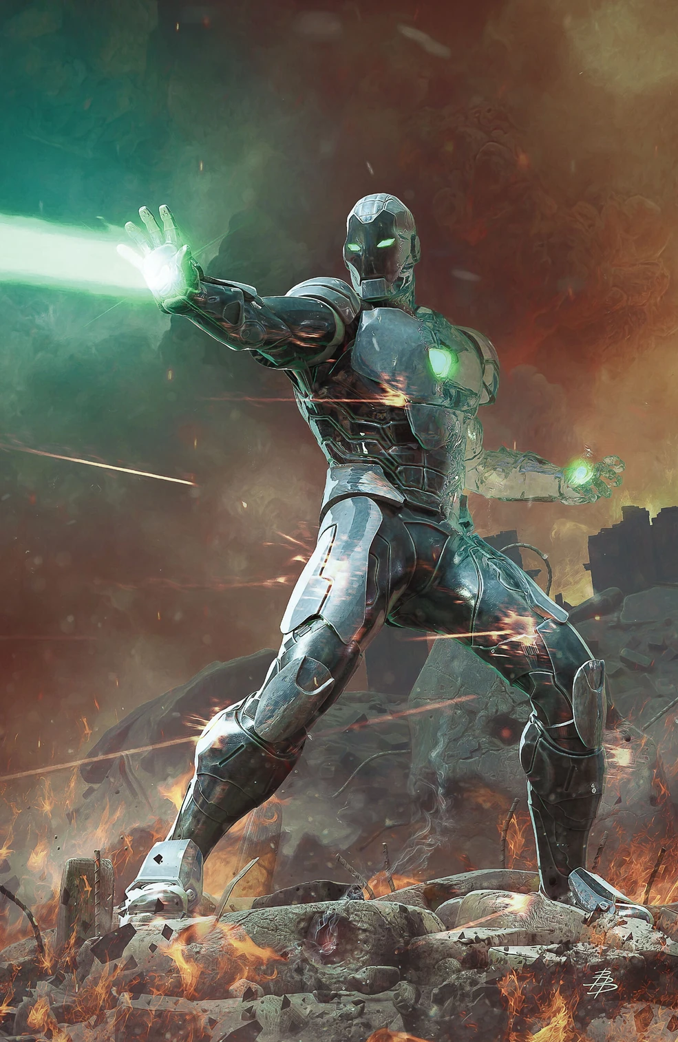 how to draw iron man art of wei