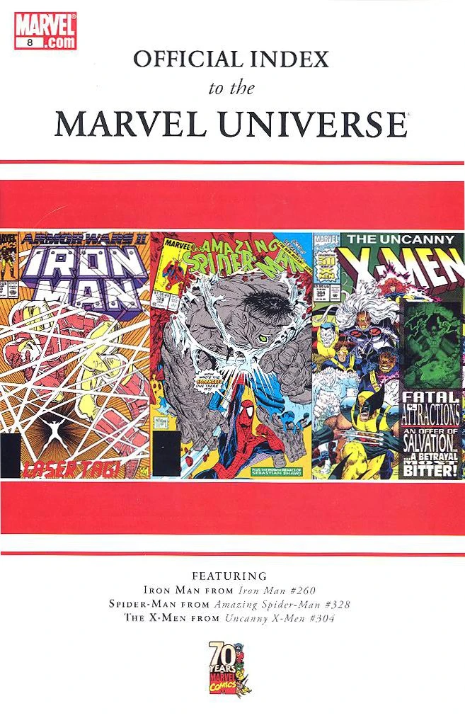 Official Index to the Marvel Universe Vol 1 8 | Marvel Database | Fandom