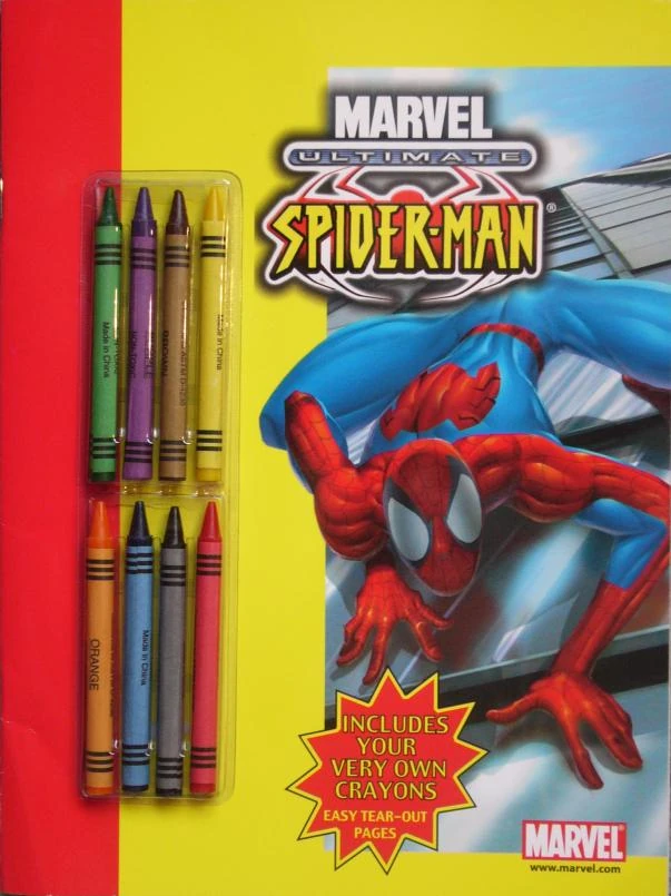 Spider-Man Crayon Book 4524-4 | Marvel Database | Fandom