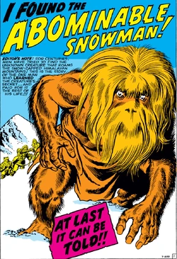 Abominable Snowman | Marvel Database | Fandom