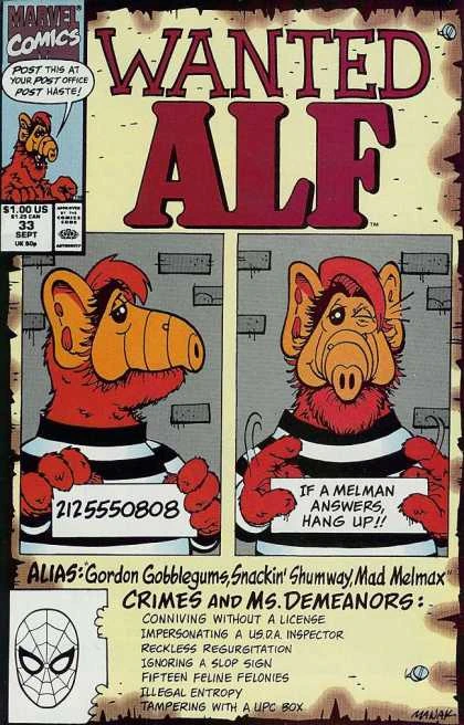 Alf Vol 1 33 | Marvel Database | Fandom