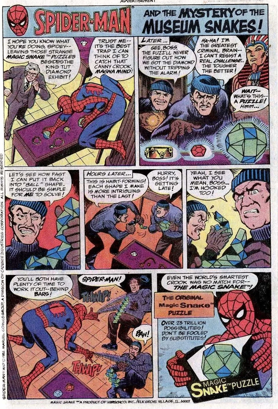 Marvel Magic Snake Ads Vol 1 (1983) | Marvel Database | Fandom