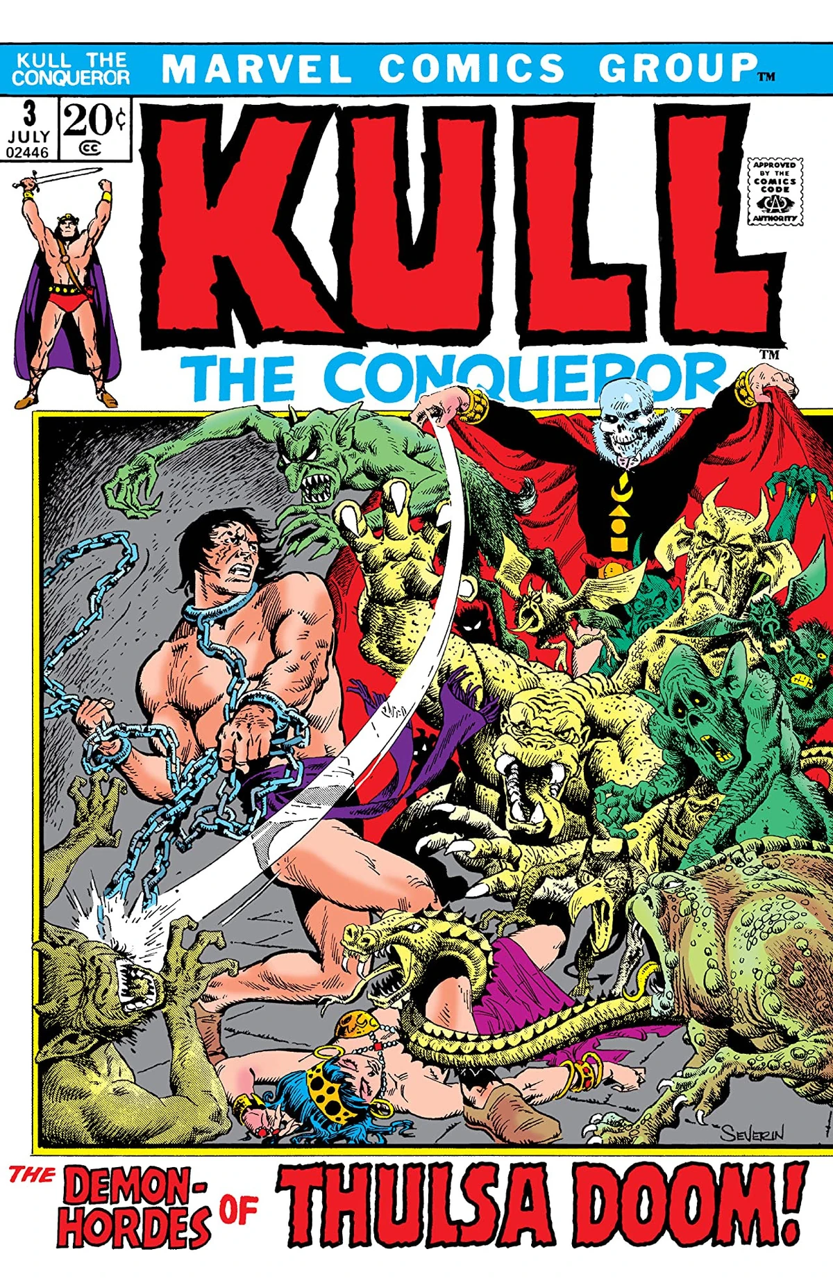 Kull the Conqueror Vol 1 3 | Marvel Database | Fandom