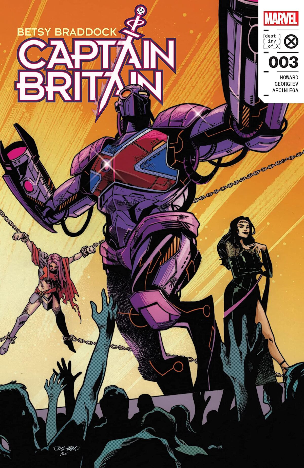 Betsy Braddock Captain Britain Vol 1 3 Marvel Database Fandom