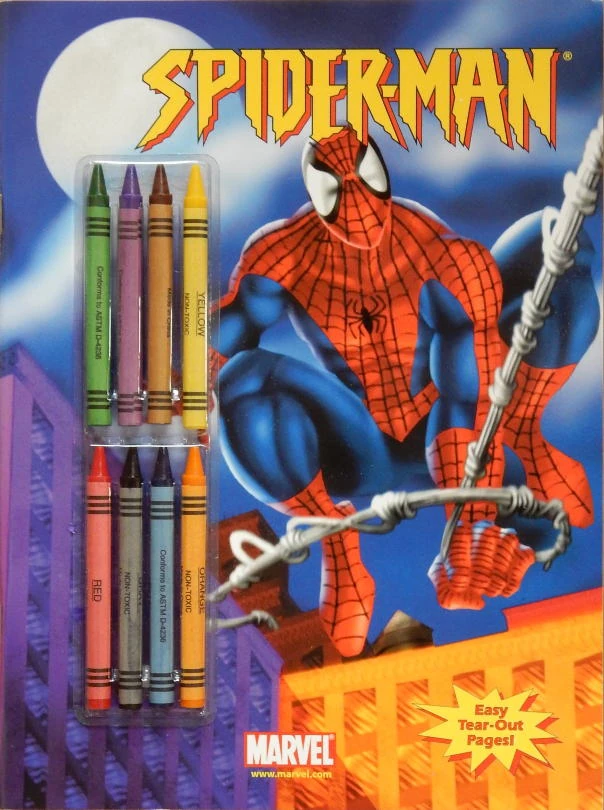 Spider-Man Crayon Book 4524-3 | Marvel Database | Fandom