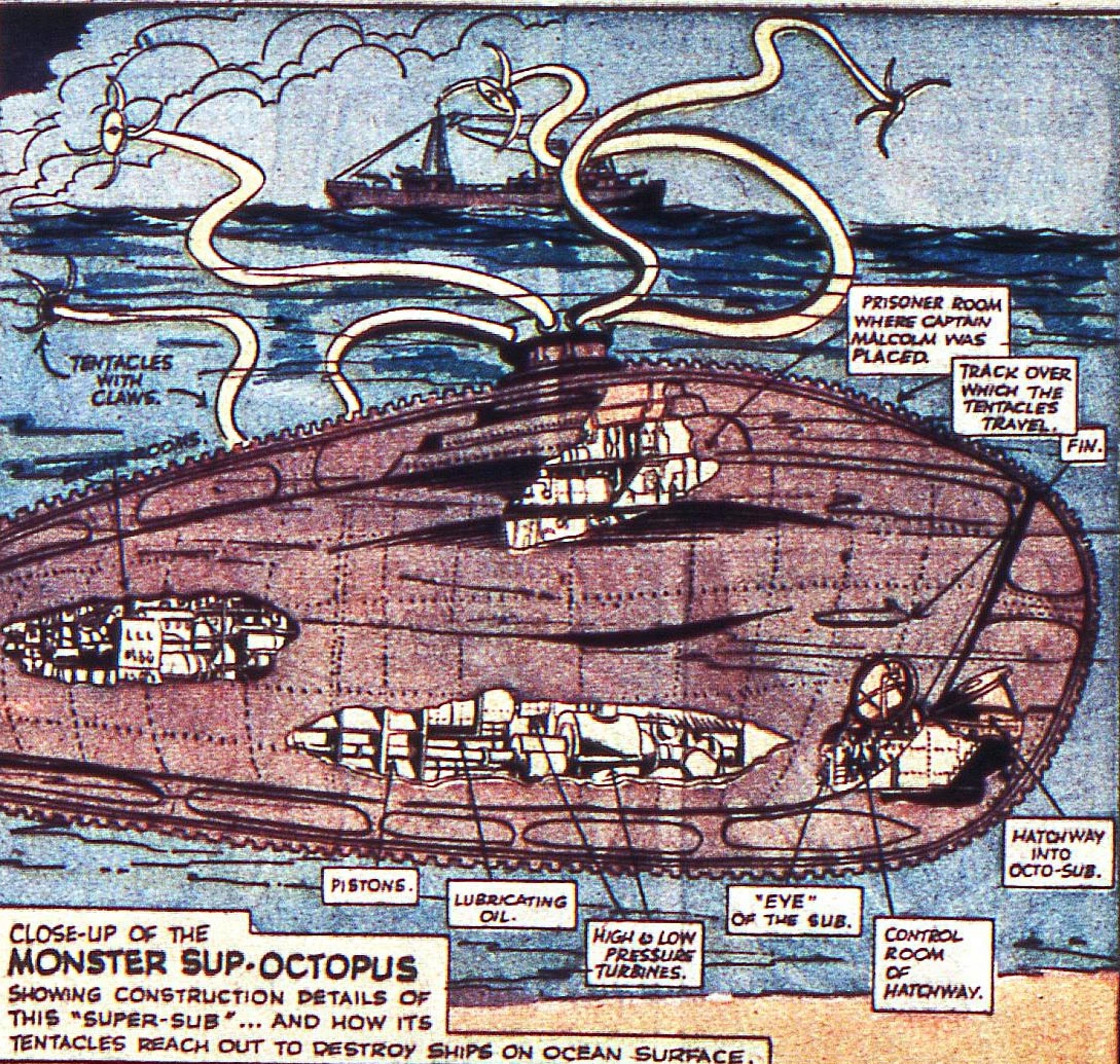 Von Grubb's Monster Sub-Octopus | Marvel Database | Fandom