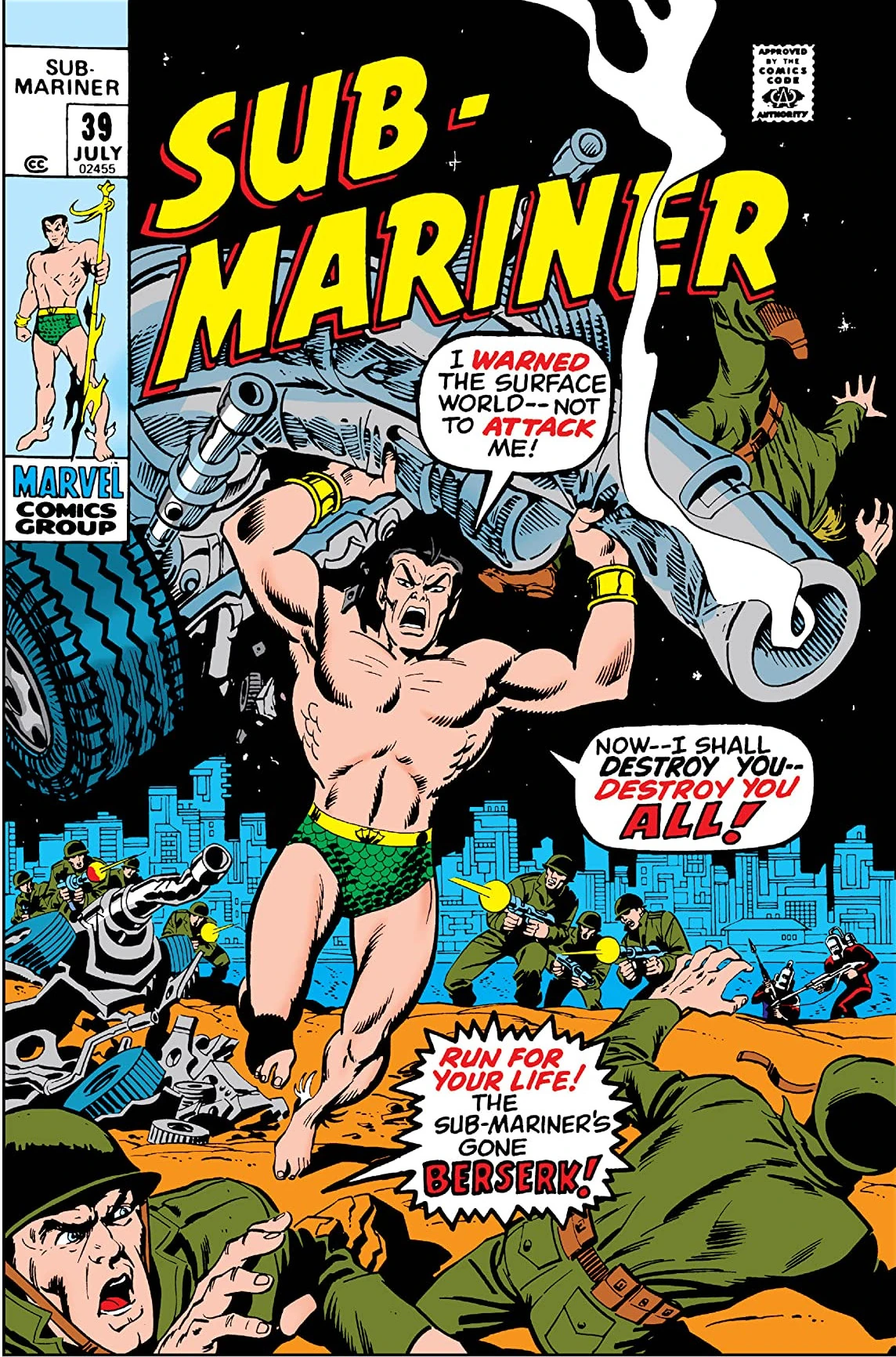 Sub-Mariner Vol 2 39 | Marvel Database | Fandom