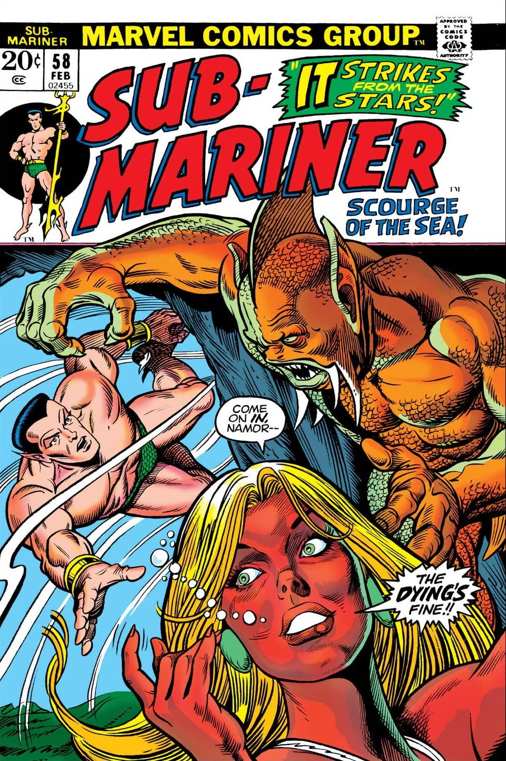 Sub-Mariner Vol 2 58 | Marvel Database | Fandom