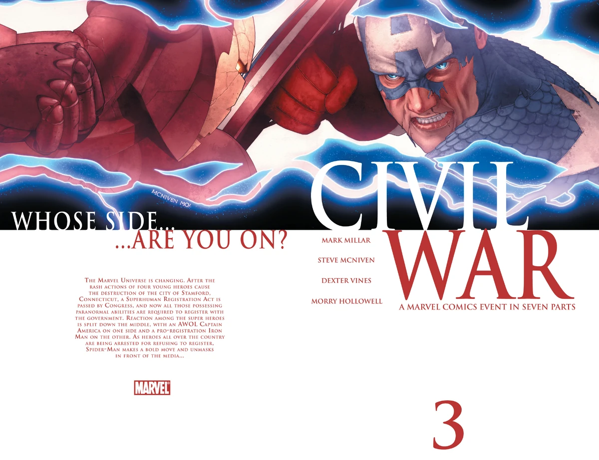 Civil War Vol 1 3 | Marvel Database | Fandom