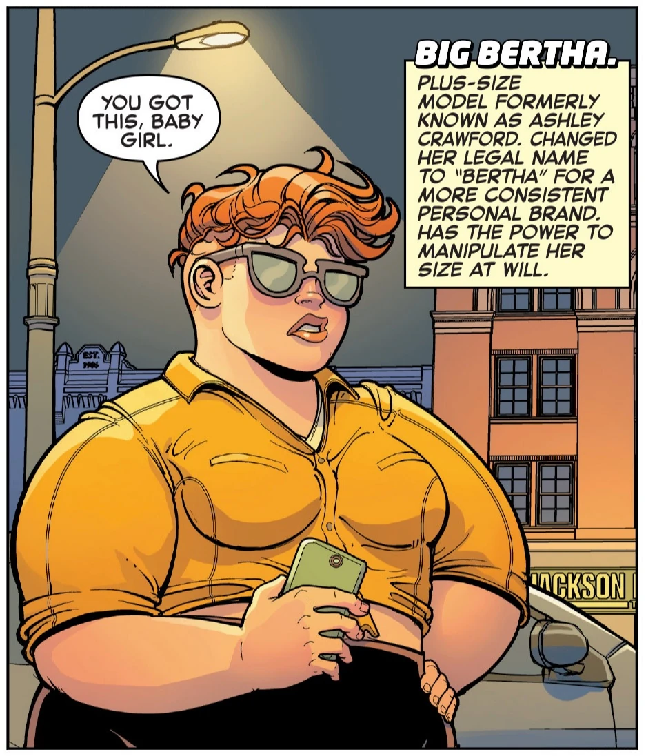 fat marvel comic