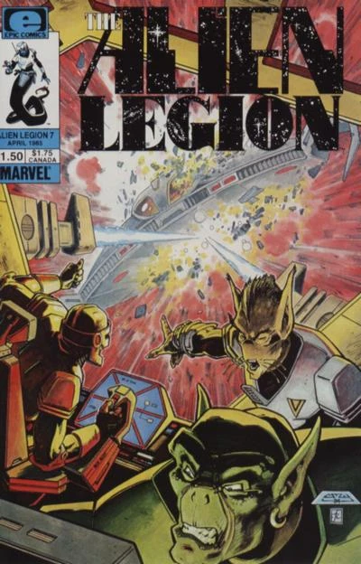 Alien Legion Vol 1 7 | Marvel Database | Fandom