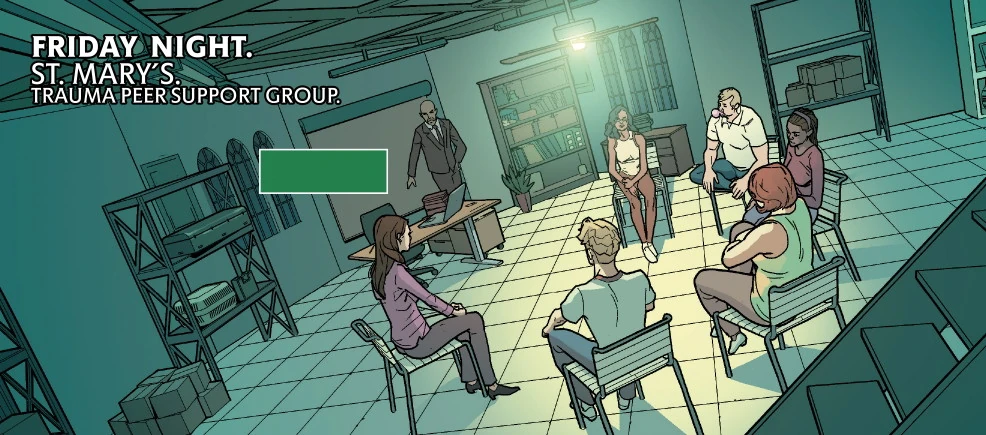 St. Mary's Trauma Peer Support Group (Earth-616) | Marvel Database | Fandom