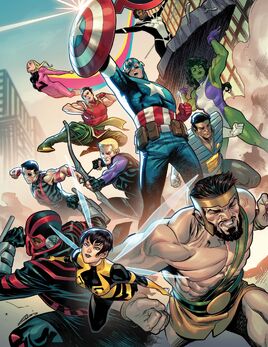 Avengers Emergency Response Squad (Earth-616) from Avengers Assemble Vol 3 1 Laiso Variant cover