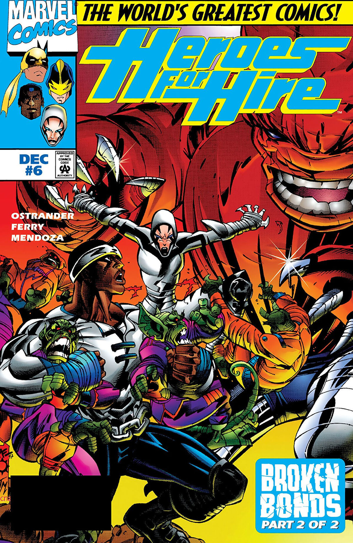 Heroes For Hire Vol 1 6 Marvel Database Fandom