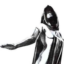 Hooded Figure Drawing Side View